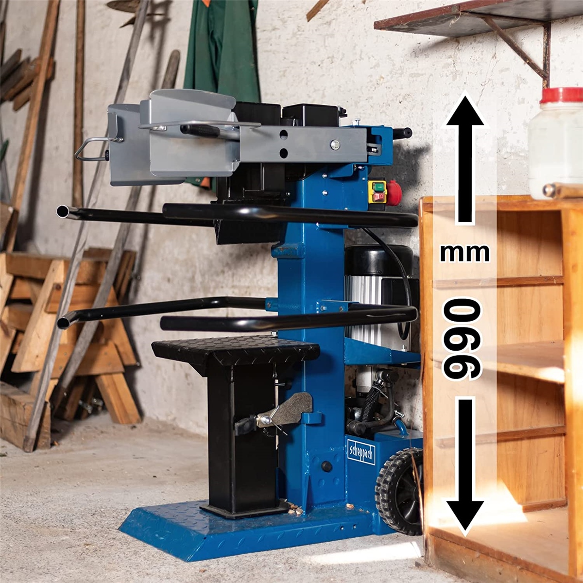 Scheppach Compact 15T Brennholzspalter 15 Tonnen 400V Spalter stehend ...