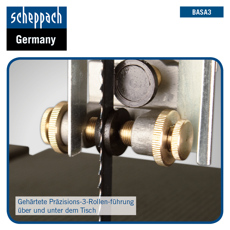 SCHEPPACH BASA 3.0 Bandsäge Holzbandsäge Tischsäge Holzsäge, 700W, 400V ...