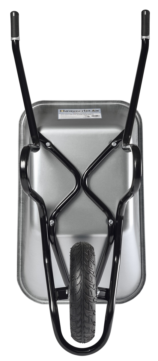 HAEMMERLIN Bauschubkarre Schubkarre Aktiv Excellium Plus 120 Luftrad ...